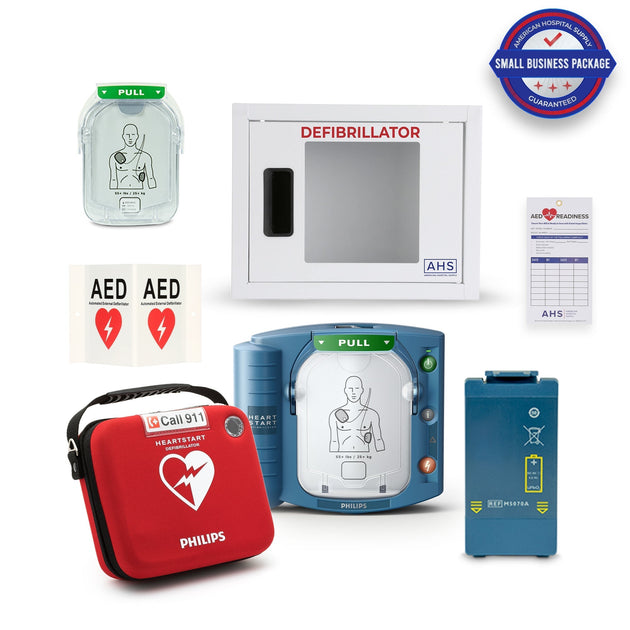 AED Packages for Small Business | Workplace Defibrillator Kits