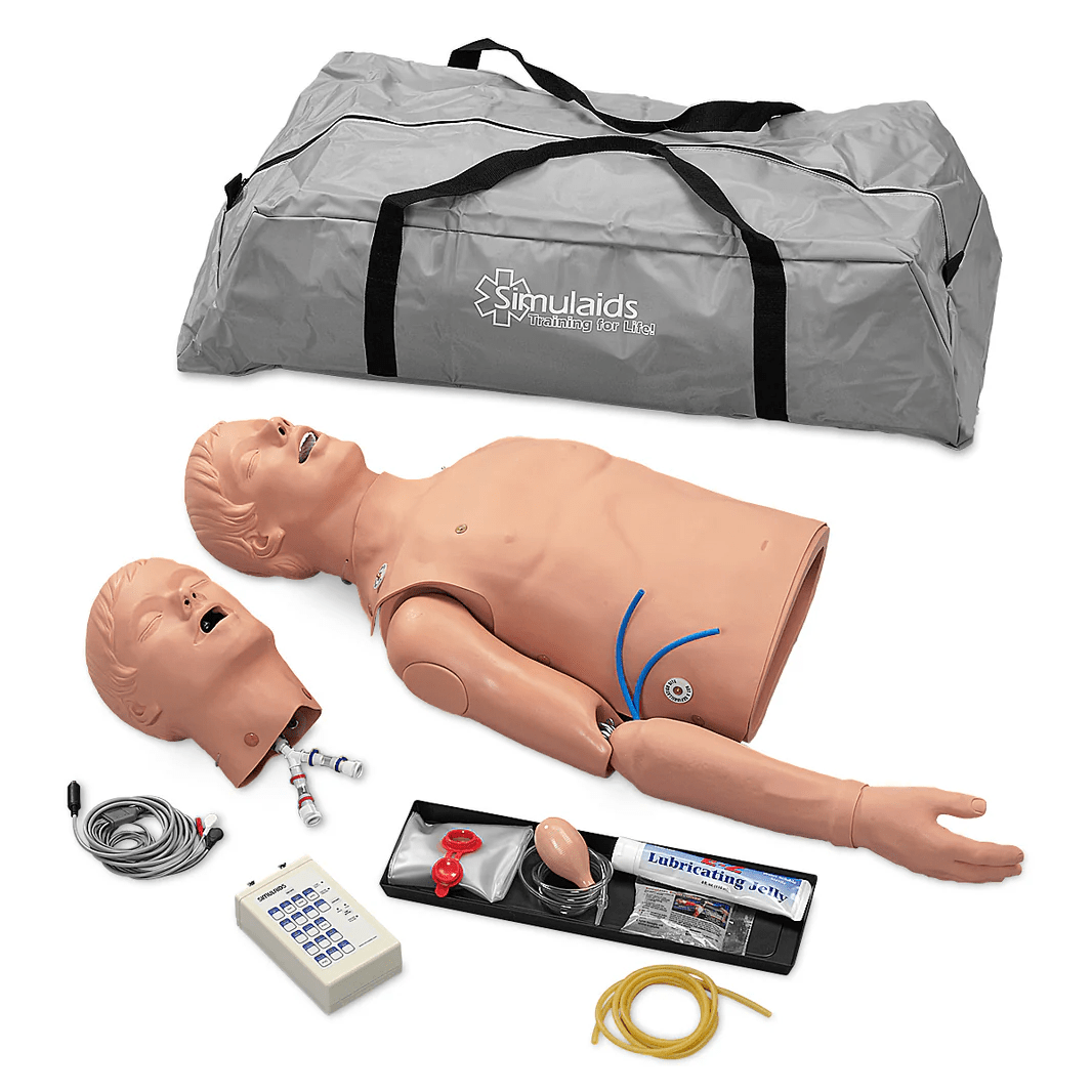 Adult Full Body ALS Training Manikin with Carry Bag | American Hospital ...