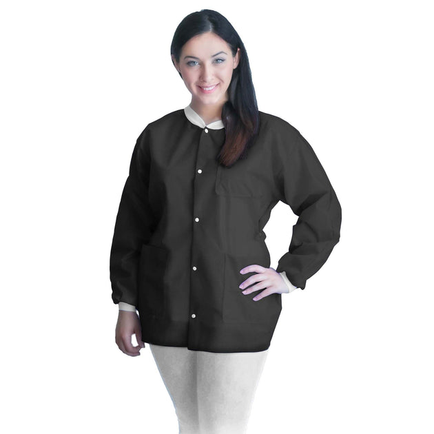 FitMe™ Hip Length 3-Layer Lab Jacket | American Hospital Supply