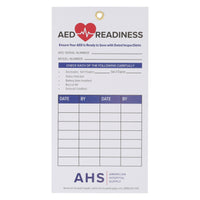 AED Readiness Inspection Tag