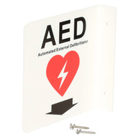 AHS AED Sign - American Hospital Supply